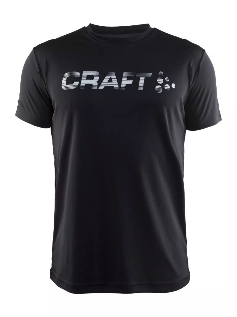 Pánské triko CRAFT - Prime Logo Tee M - 1904341 (Black, S) | Symbol Krnov