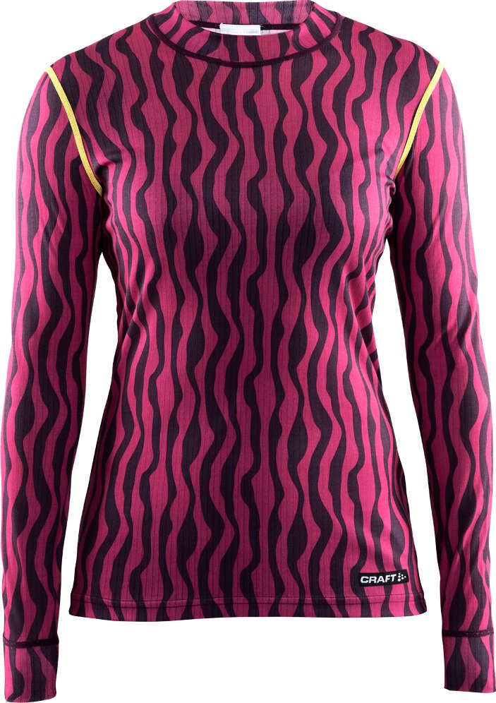 Dámské funkční triko CRAFT - Mix And Match LS WMN - 1904508 (P Zebra ...